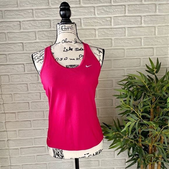 Nike | Tops | Nike Pink Drifit Racerback Tank | Poshmark